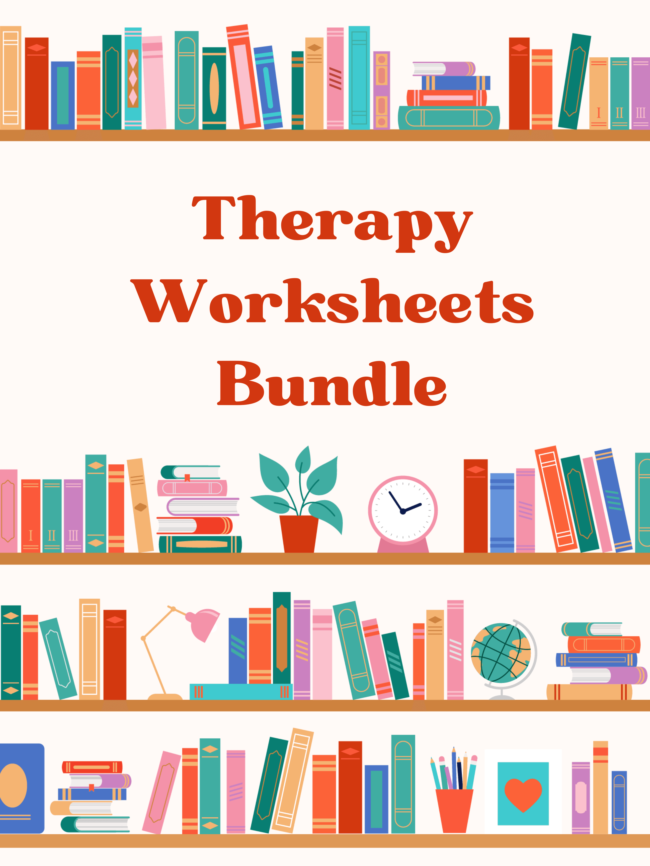 Therapy Worksheets Bundle - MentalHelpFairy